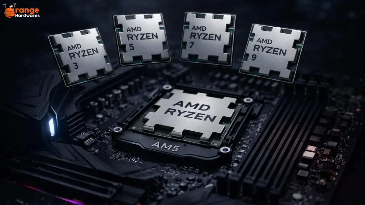 Which Processors Work with AMD Socket AM5 - Full AM5 CPUs List – Orange ...