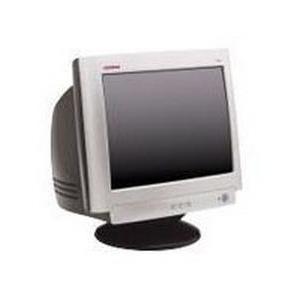 P9008A HP s7500 17-inch Flat CRT Monitor 1280 x 1024 VGA Silver, Carbon ...