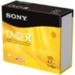 15DPR47RS4 Sony DVD Recordable Media DVD+R 16x 4.70GB 15 Pack Spindle ...
