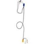 371729-B21 HP 6Foot 3.5mm KVM USB Audio Cable 4 Pin USB Type A – Orange ...