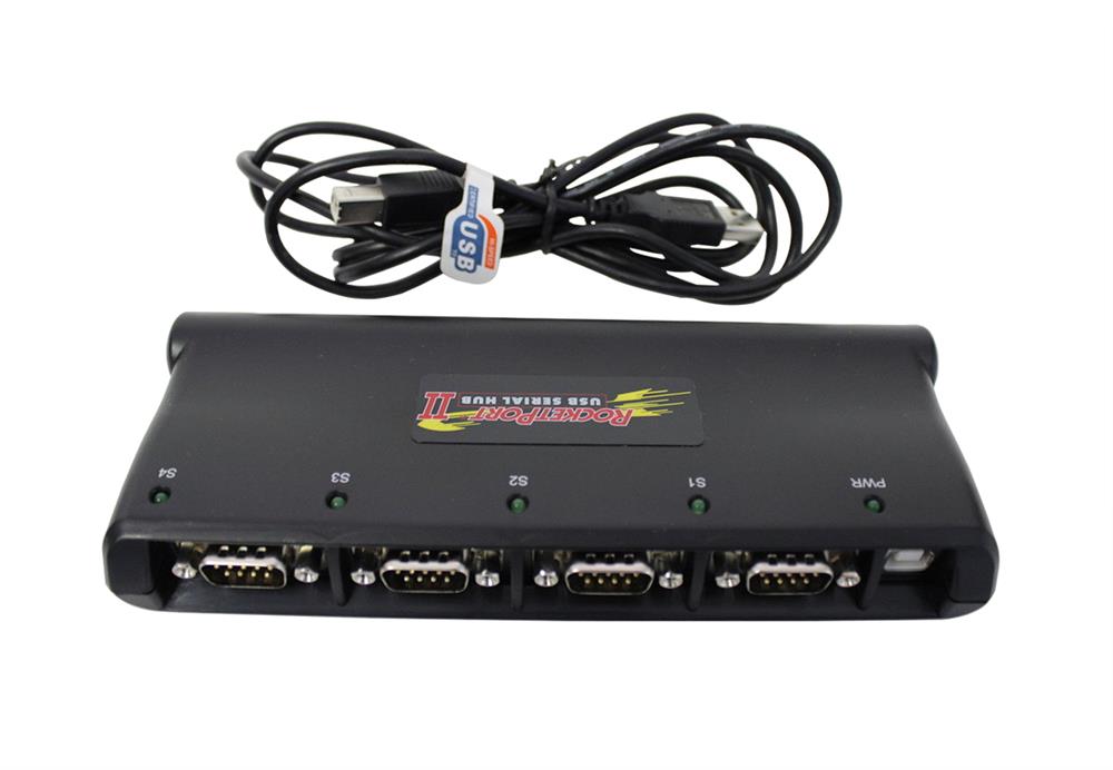 98295-1 Comtrol RocketPort 4-Ports USB RS-232 Serial Hub (Refurbished ...