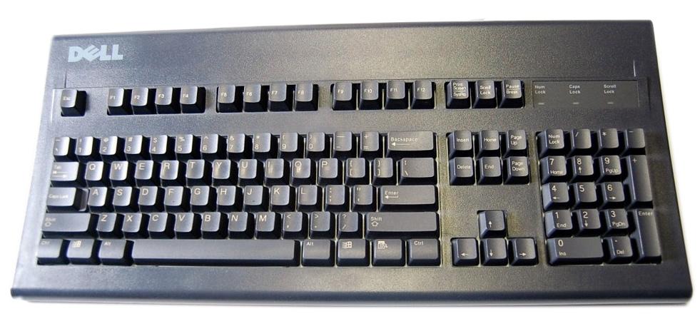 AT101W Dell 104-Key Black Keyboard – Orange Hardwares
