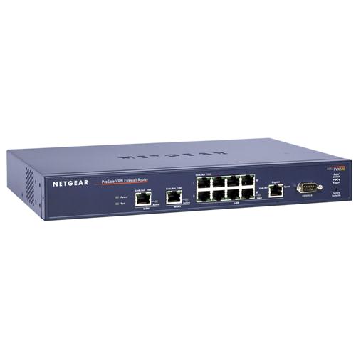 FVX538 NetGear ProSafe Dual WAN VPN Firewall 200 with 8-Ports 10 ...