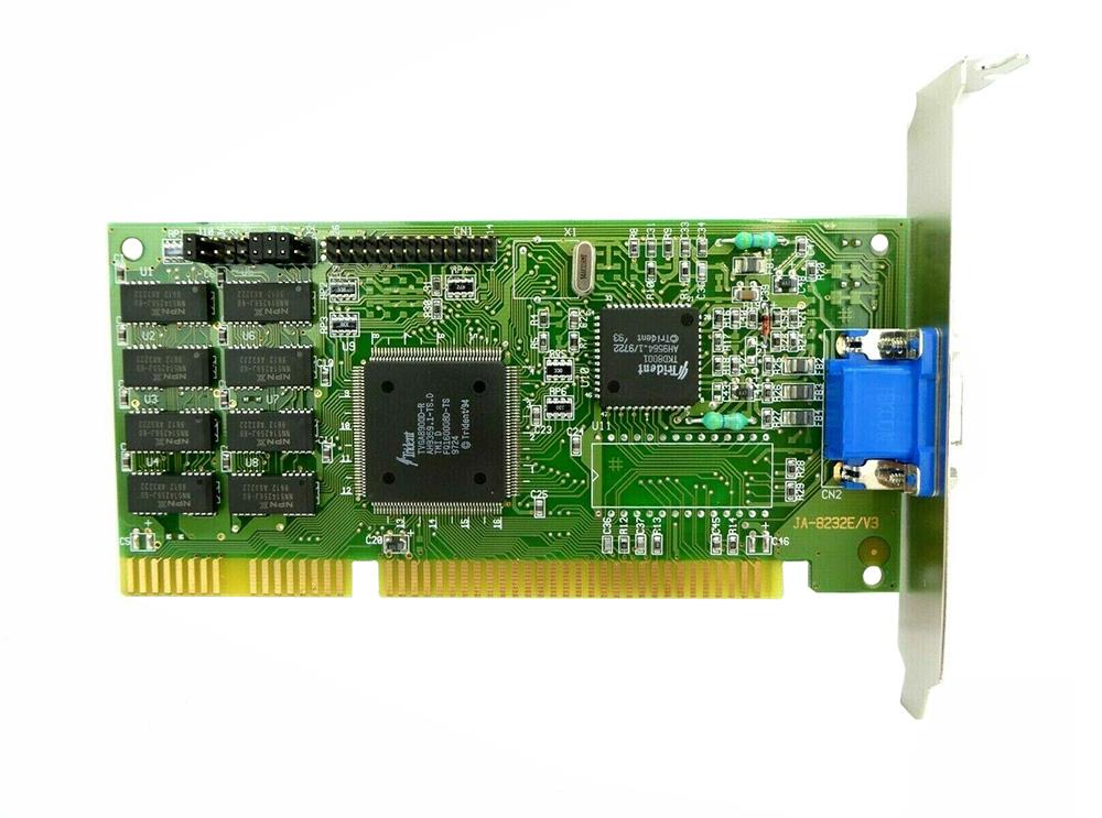 JA-8232E-V3 Trident Micro Trident 1 Meg TVGA 8900D Video Card – Orange ...