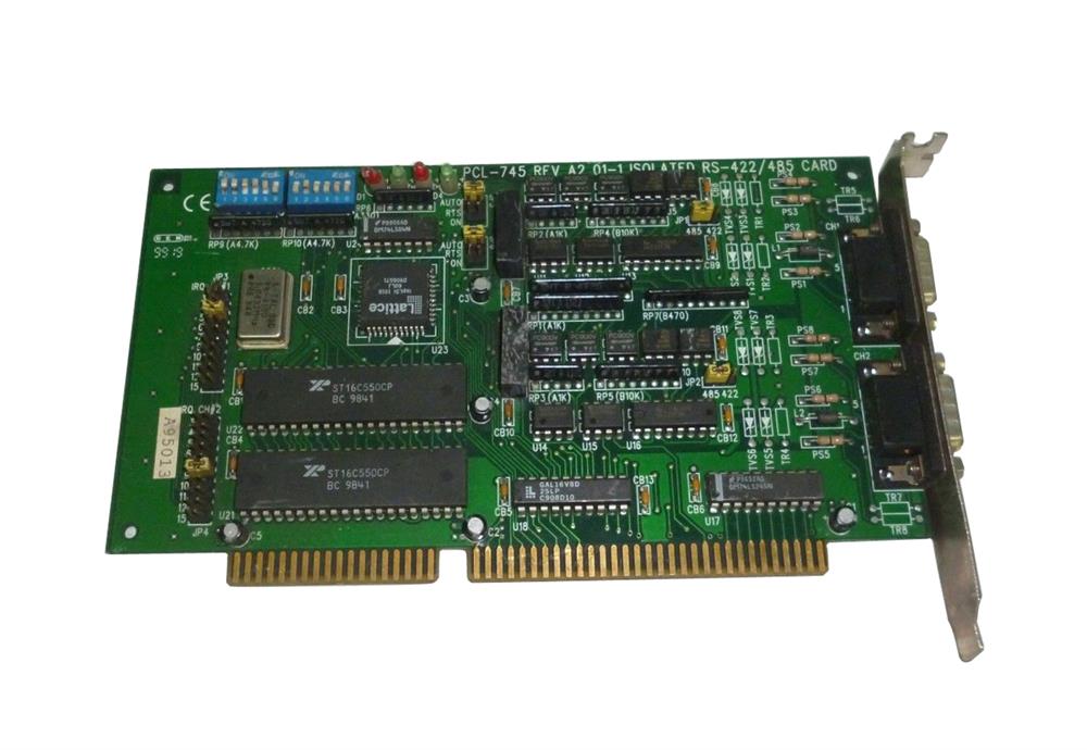 PCL-745 Advantech Dual Port Serial Isa Communication Card (Refurbished ...