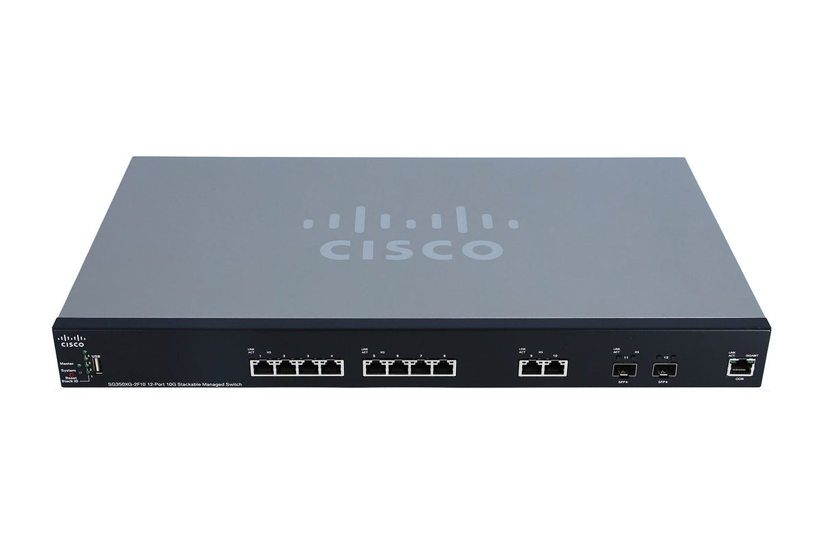 SG350XG-2F10-K9-EU - Cisco 2 Port 10G Layer 3 Stackable Managed Switch ...