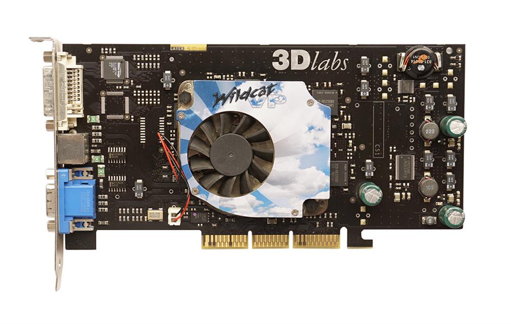 WildcatVP970 3Dlabs Wildcat VP970 128MB DDR AGP Video Graphics Card ...