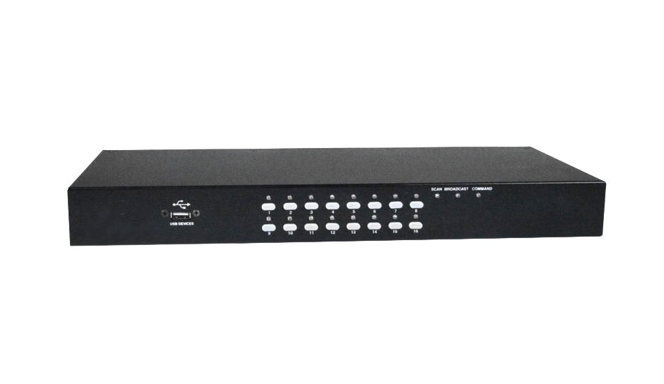 EO1010 - HP 16-Port 1U KVM IP Rackmount Server Console Switch – Orange ...