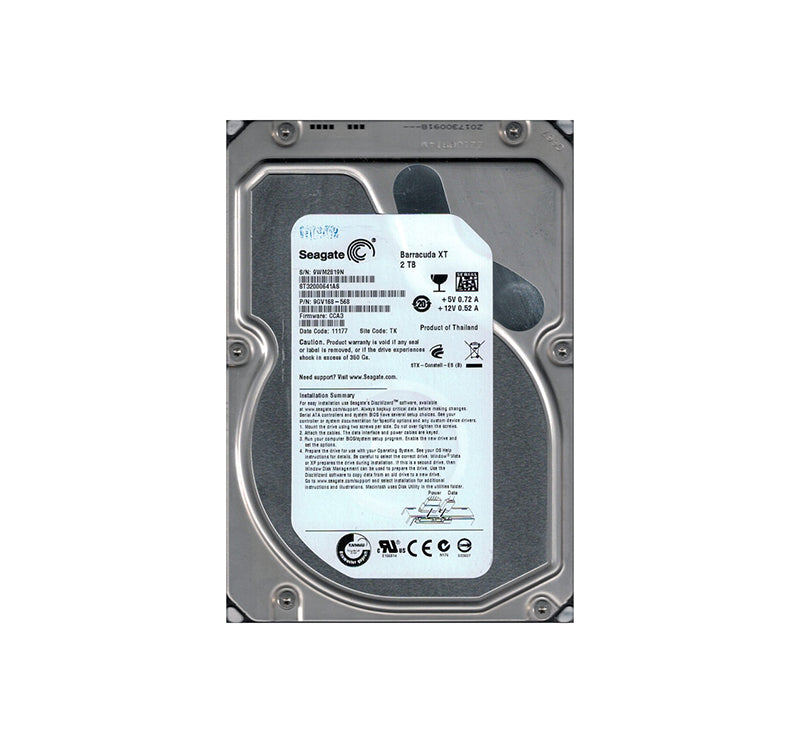 BarraCuda XT Series 2TB 7200RPM SATA 6Gb/s NCQ 64MB Cache CE 3.5-Inch ...